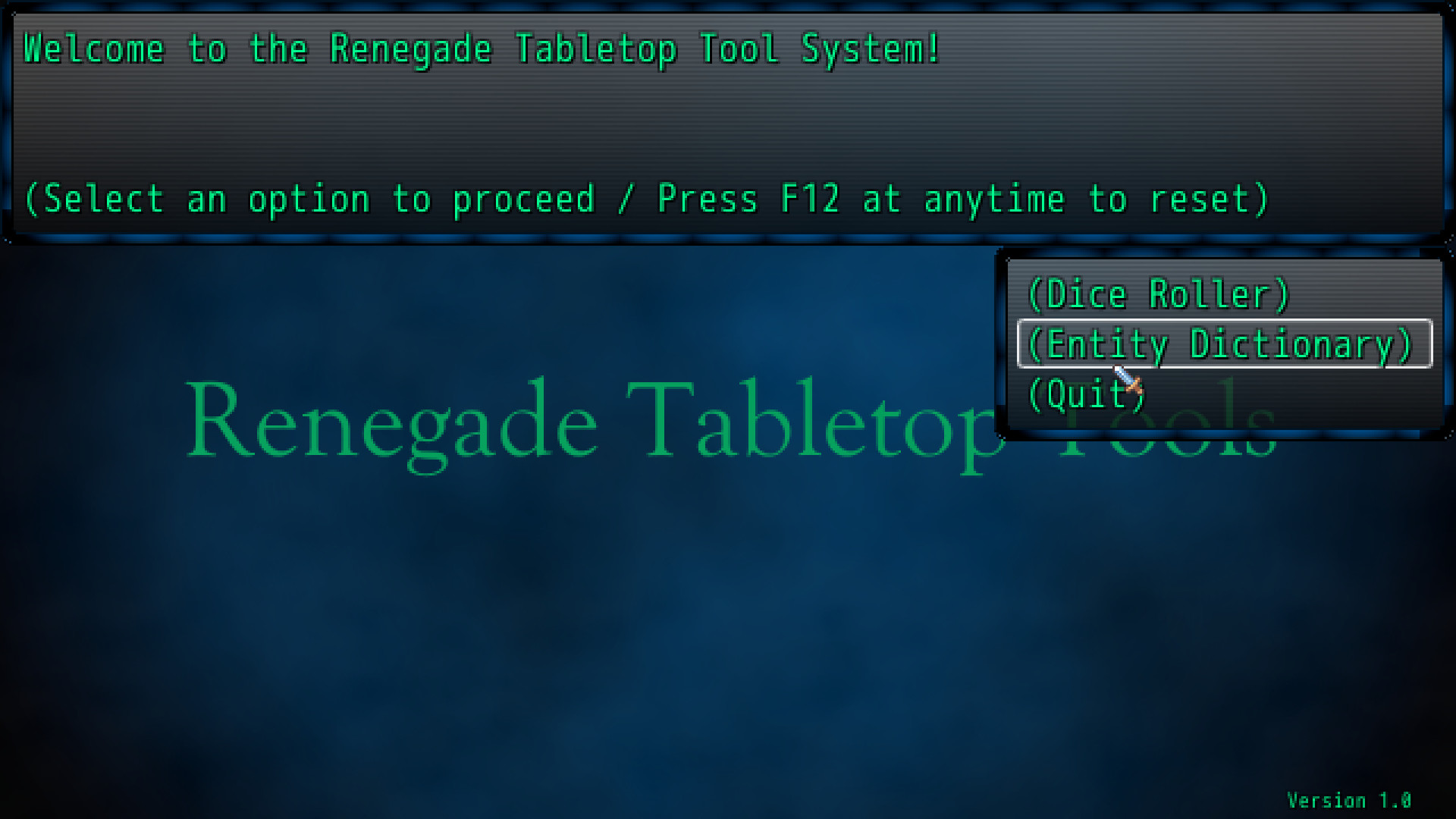 Renegade Tabletop Tools System on Steam