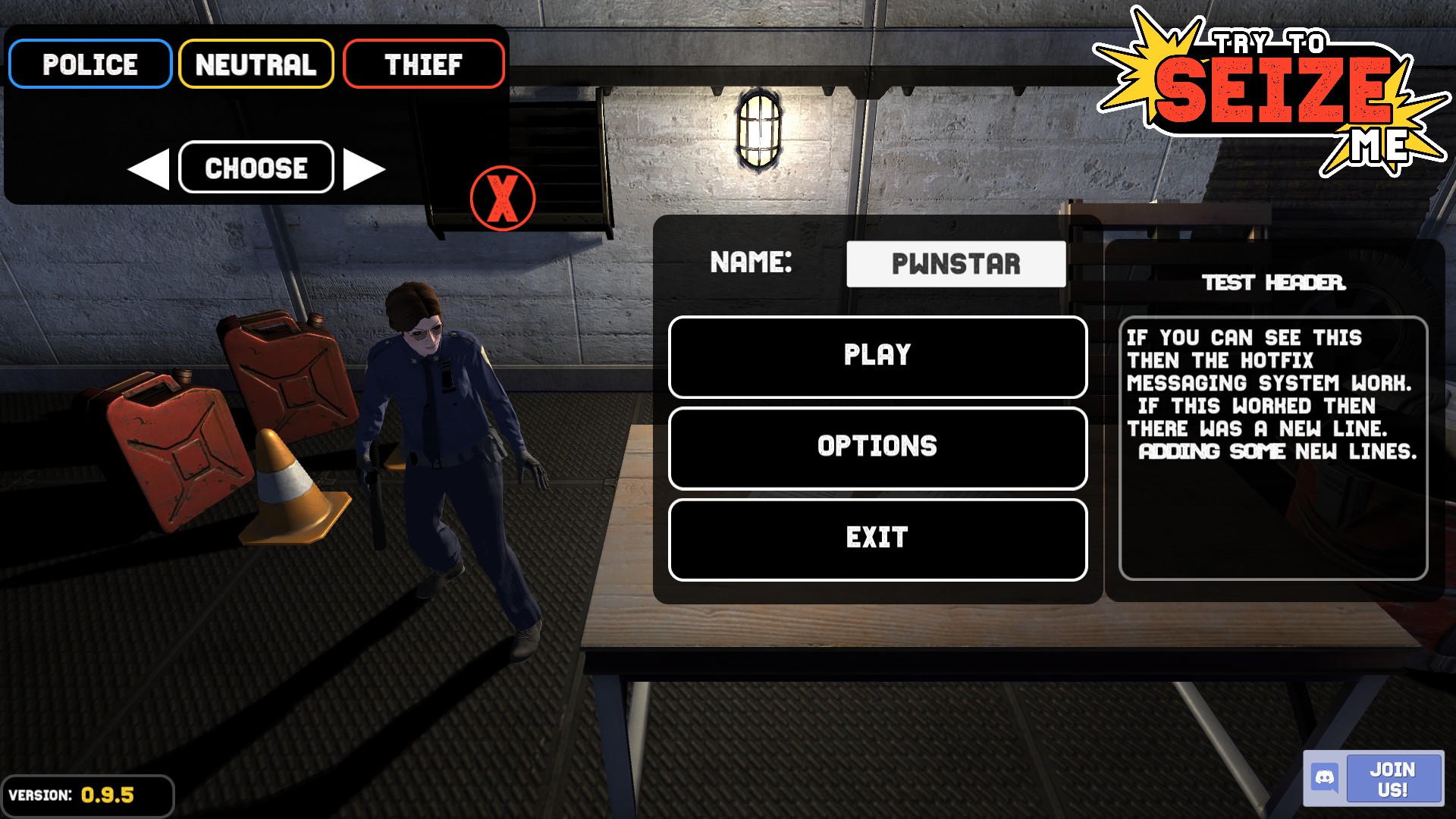 Try to seize me on Steam