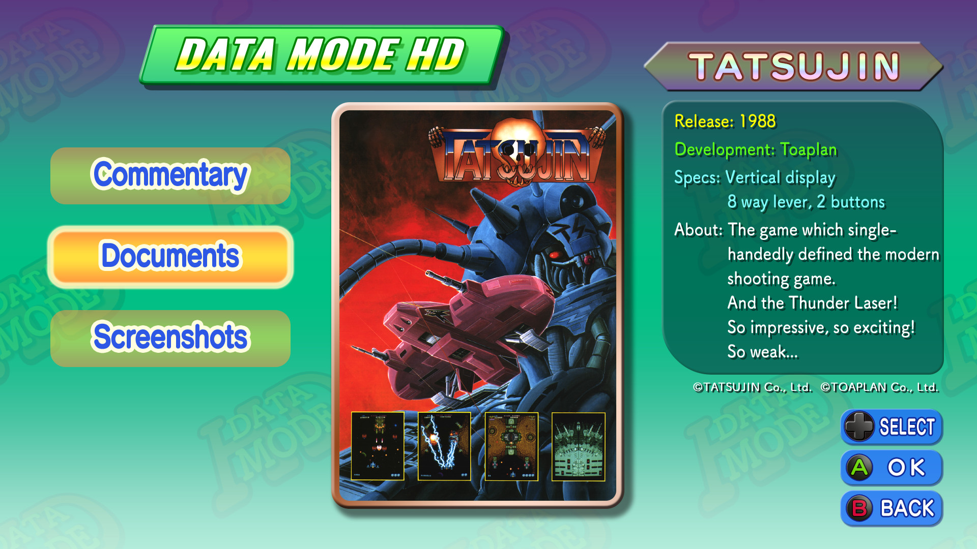 Game Tengoku - TATSUJIN on Steam