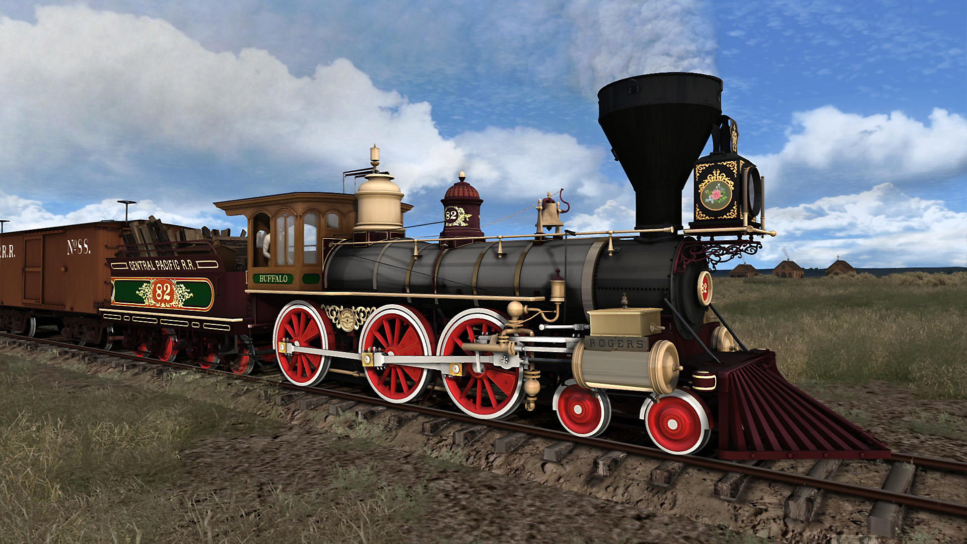Train Simulator: CPRR 4-6-0 Buffalo Steam Loco Add-On on Steam