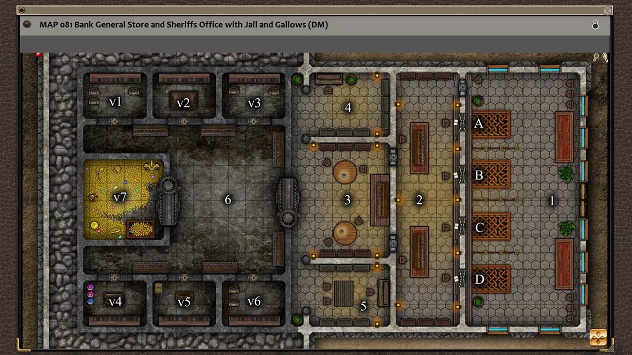 Fantasy Grounds - Paths to Adventure: Taverns and Storefronts (Map Pack ...