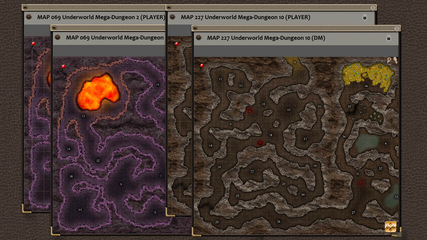 Fantasy Grounds - Paths to Adventure: Underworld Mega-Dungeons (Map ...