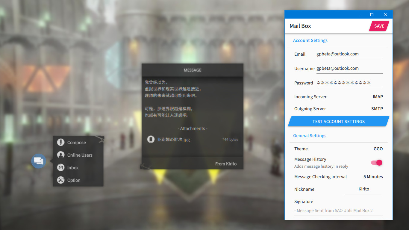 SAO Utils 2: Progressive on Steam