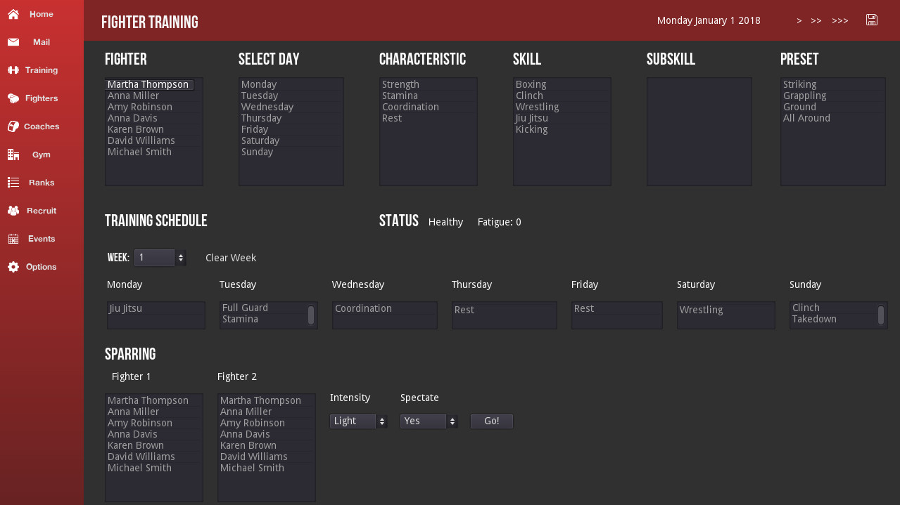 MMA Simulator on Steam