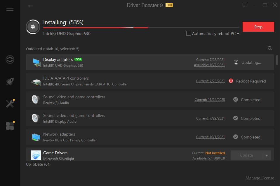 Driver Booster Upgrade to Pro(Lifetime) on Steam