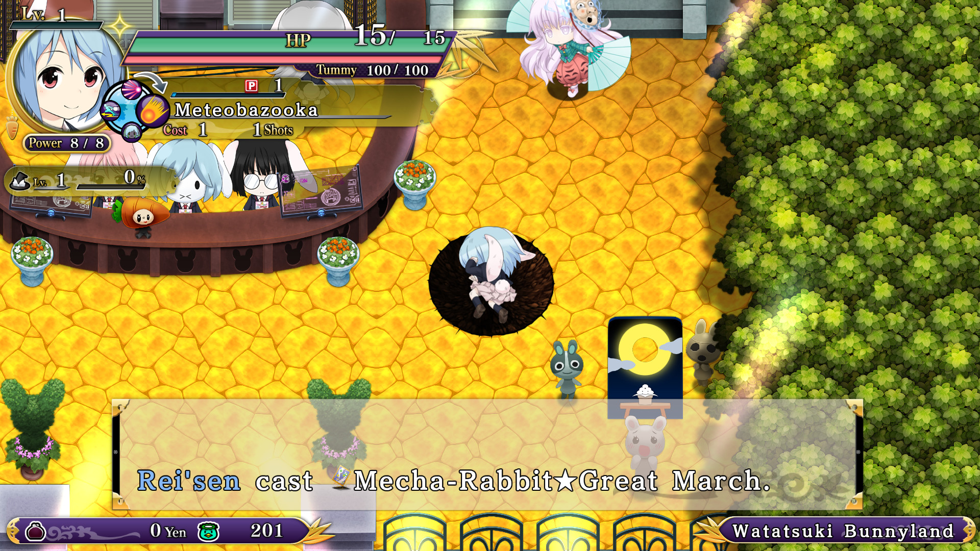Player character "Rei'sen" (Touhou Genso Wanderer -Reloaded-) on Steam