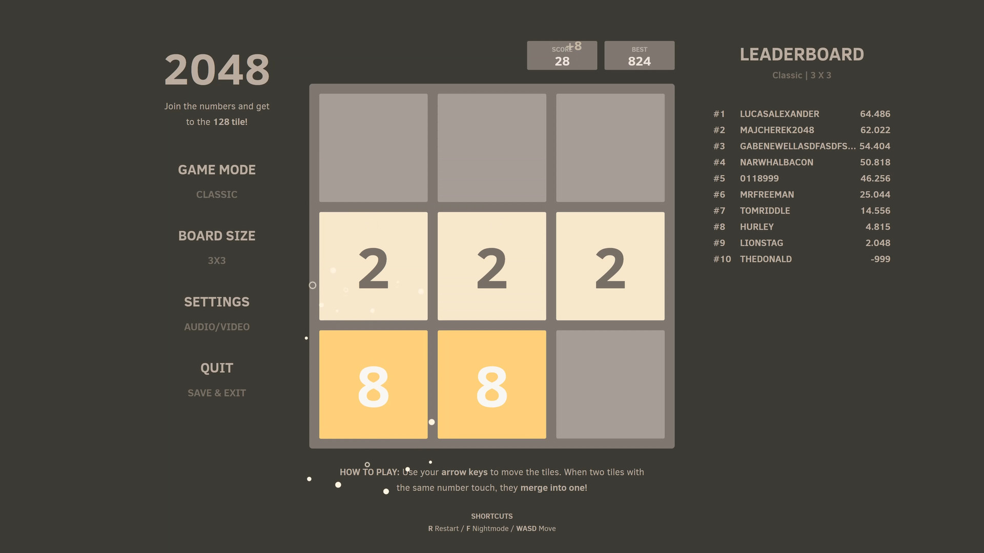 2048 on Steam