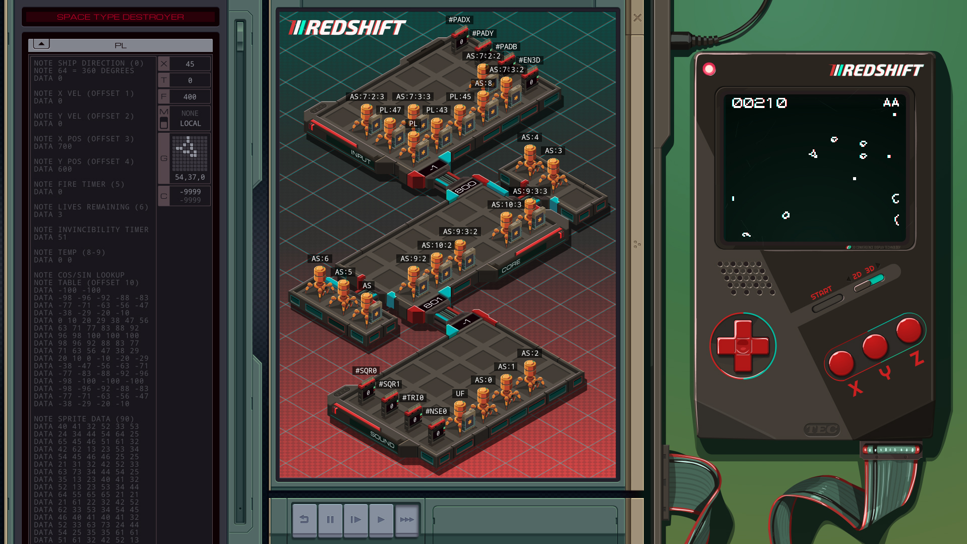 EXAPUNKS: TEC Redshift Player on Steam