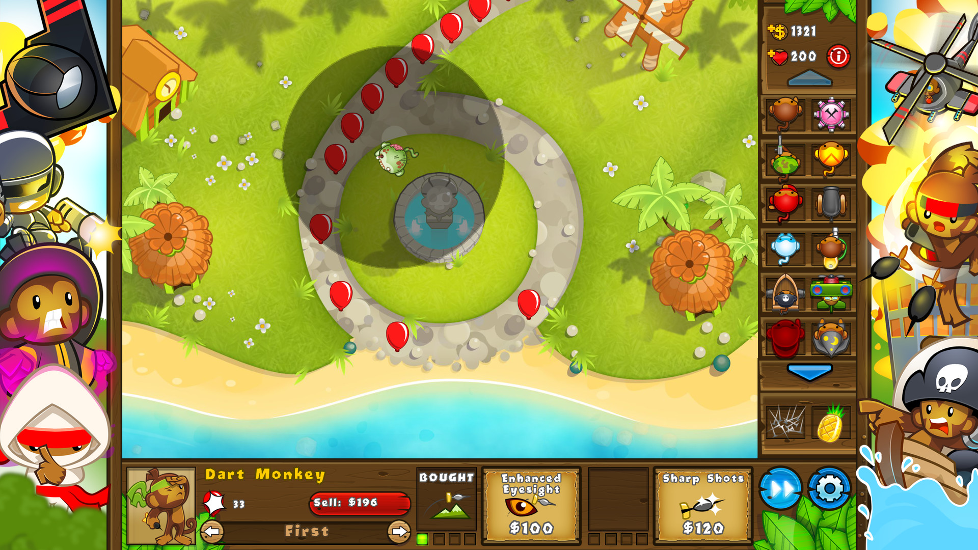 Bloons TD 5 - Halloween Dart Monkey Skin on Steam