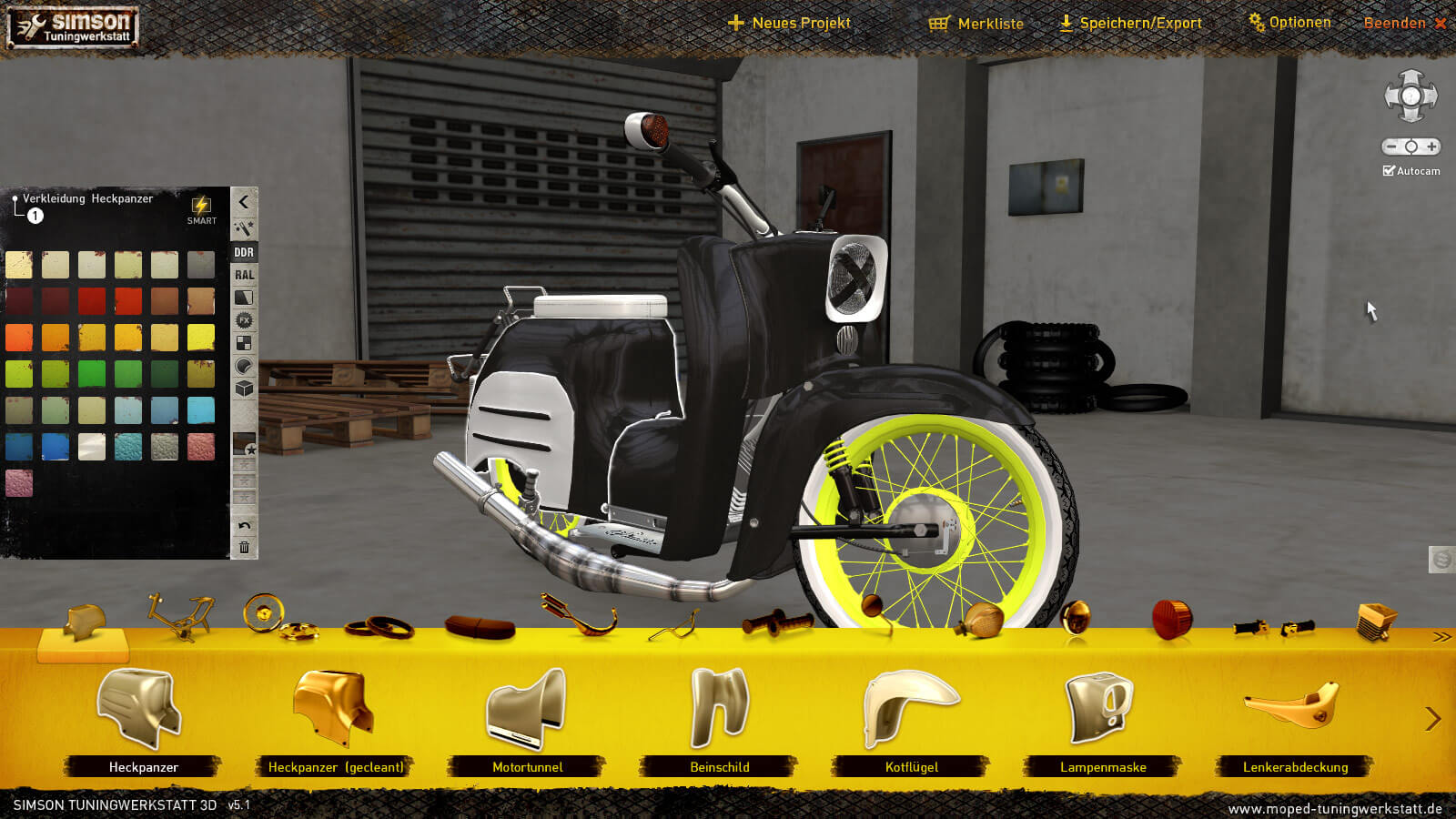 Simson Tuningwerkstatt 3D bei Steam