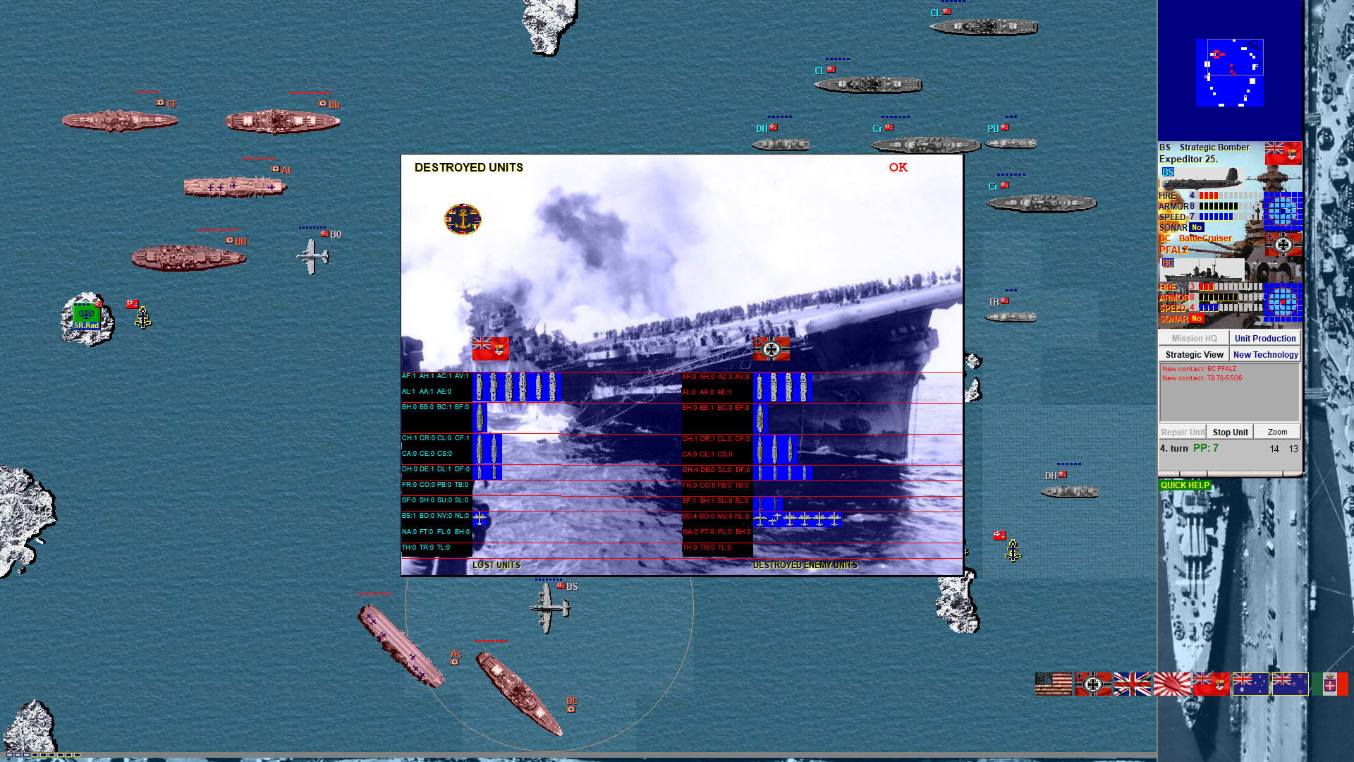 Battleships and Carriers - WW2 Battleship Game (App 959200) · Steam ...