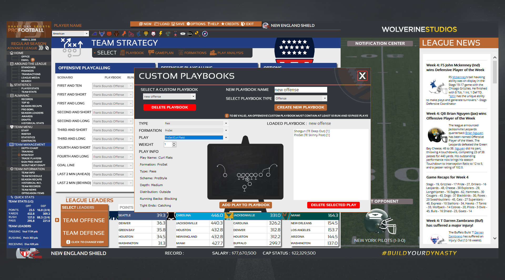 Draft Day Sports: Pro Football 2019 on Steam