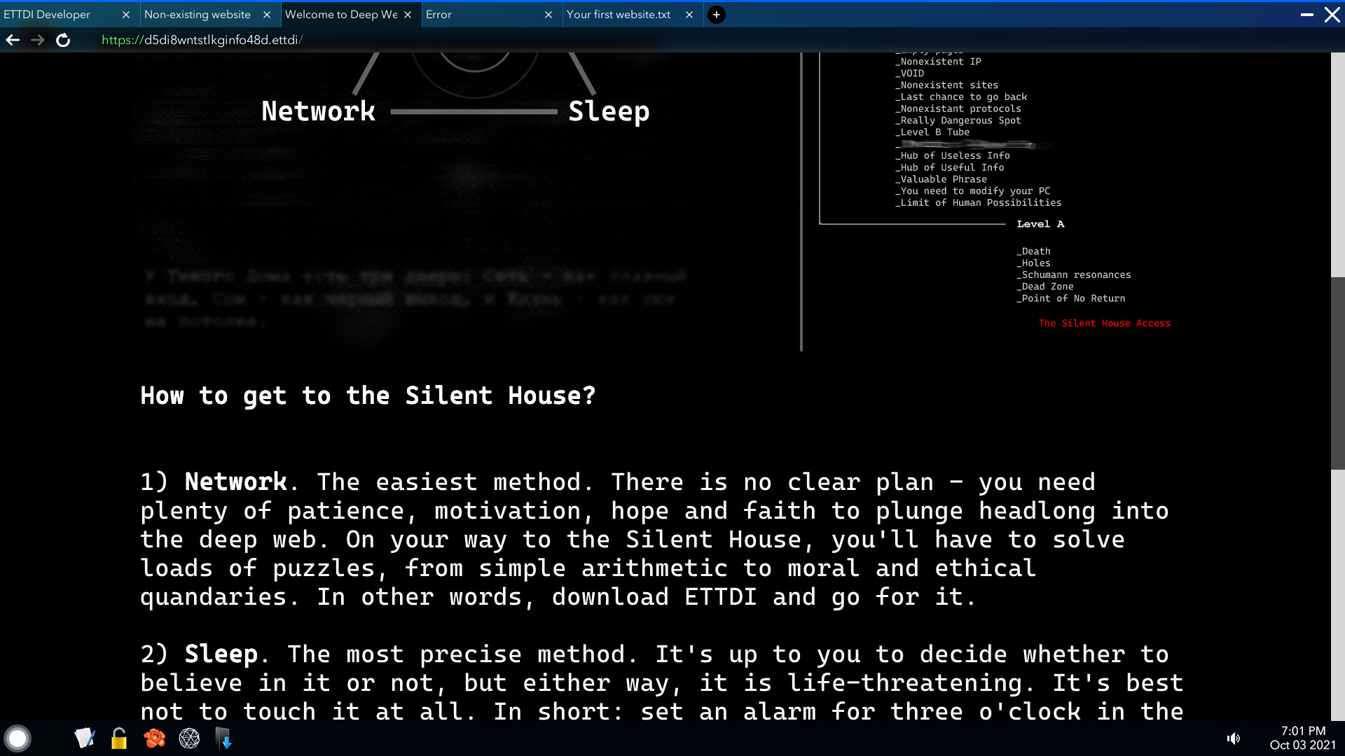 Project DeepWeb on Steam