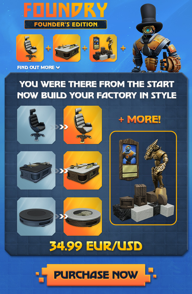 Hemat 10% untuk FOUNDRY di Steam