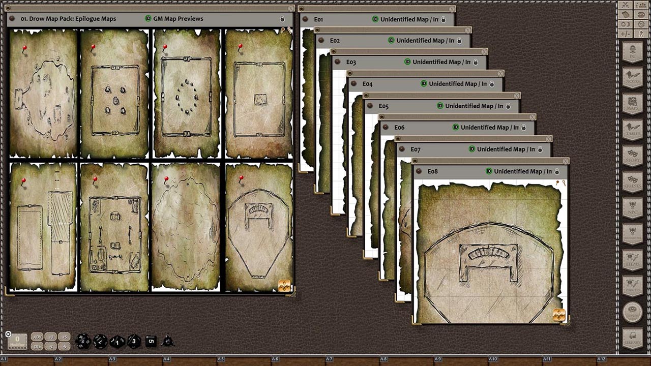 Fantasy Grounds - Rise of the Drow Map Pack (Map Pack) on Steam