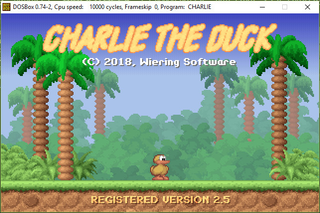 Charlie the Duck - Original version in DosBox on Steam