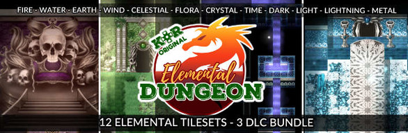 KR Elemental Dungeon Tileset MV Bundle on Steam