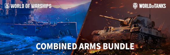 World of Warships x World of Tanks - Combined Arms Bundle · BundleID: 33912 · SteamDB