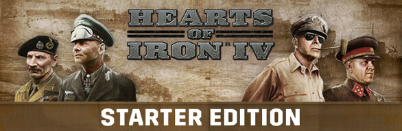 Hearts of Iron IV - Starter Edition (SubID 808474) · SteamDB