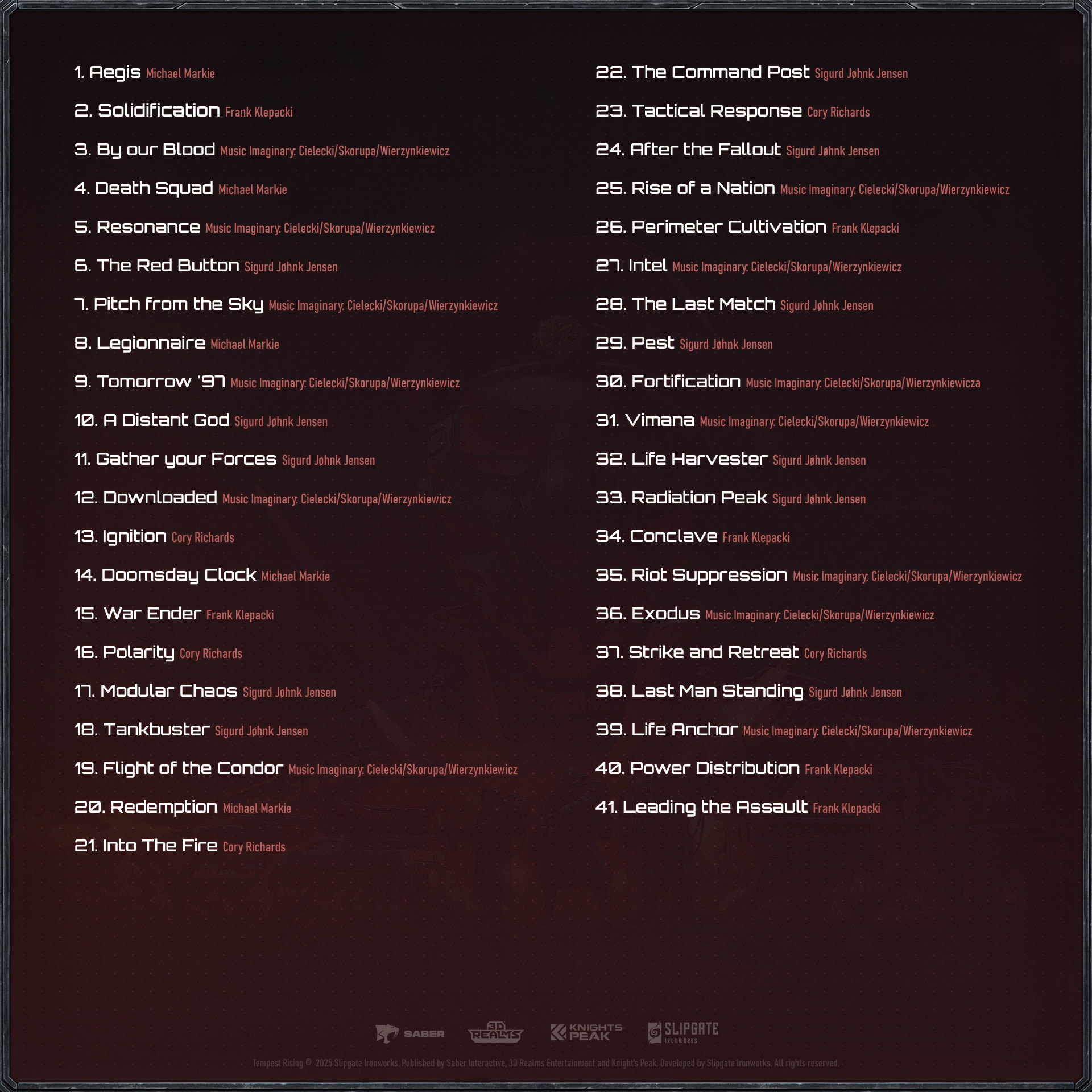 Tempest Rising Soundtrack Depots · SteamDB